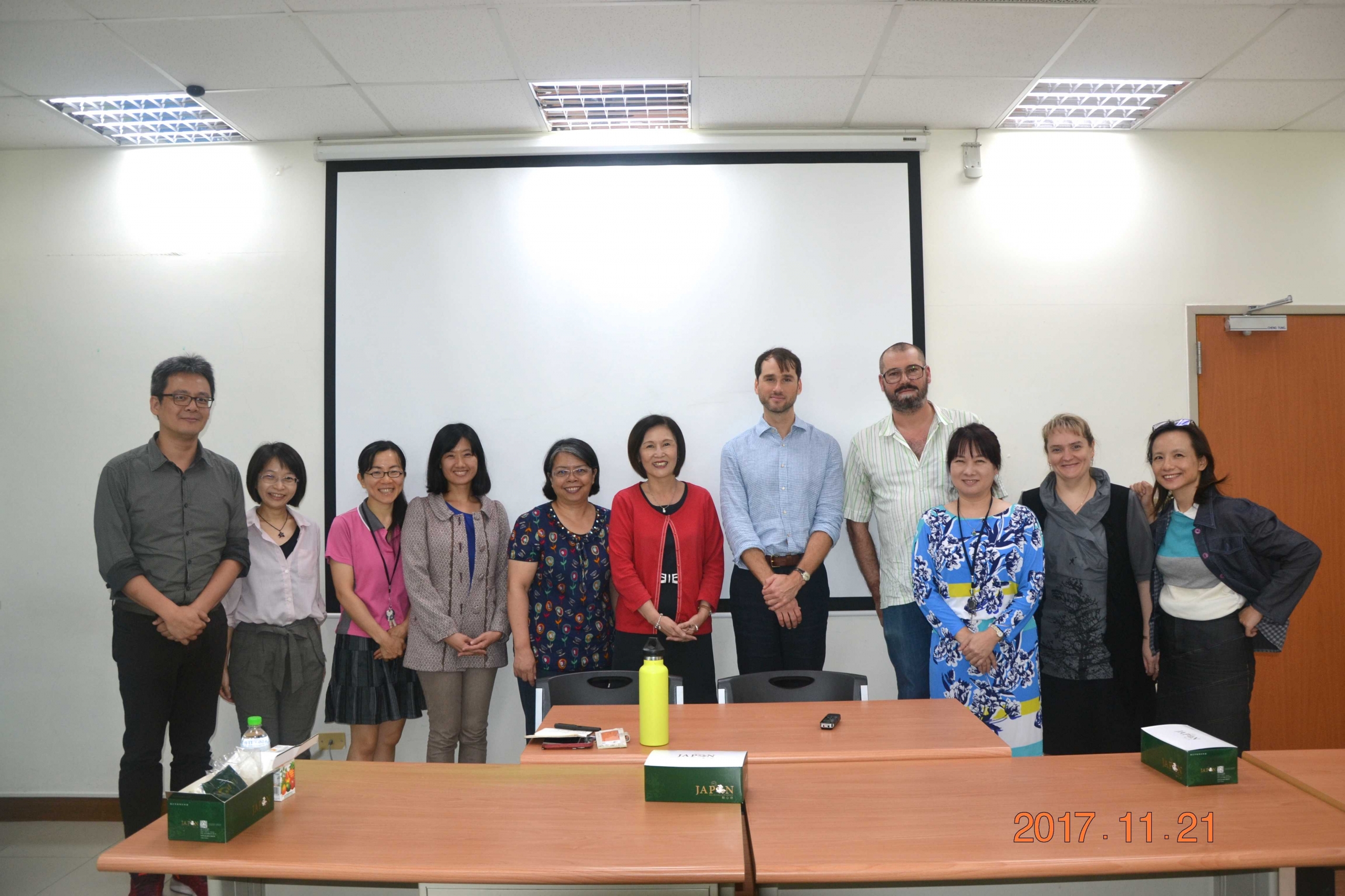Prof. David Marno (English Department, UC Berkeley) 學術訪問活動 (2017.11.19 ...